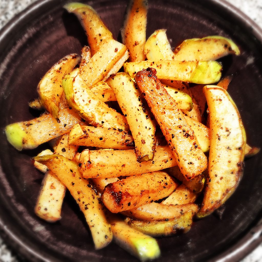 Old Bay Spiced Kohlrabi Fries